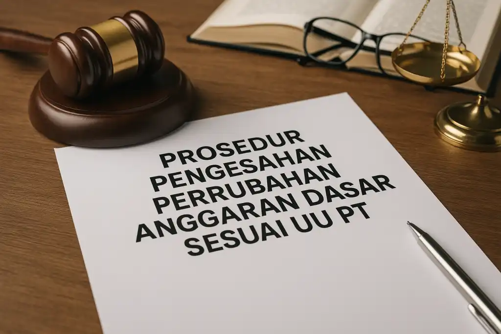 Prosedur Pengesahan Perubahan Anggaran Dasar PT - ILS Law Firm
